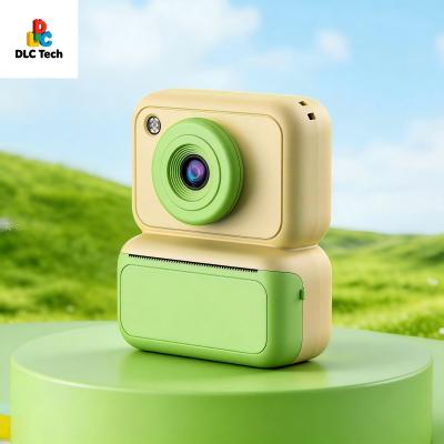 China DLC  Kids Instant Print Camera 4800W HD Dual Camera 1080P Video Black White Color Print Coloring Available One Click Printing for sale