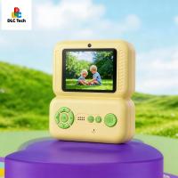 China DLC  Kids Instant Print Camera 4800W HD Dual Camera 1080P Video Black White Color Print Coloring Available One Click Printing for sale