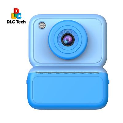 China DLC  Kids Instant Print Camera 4800W Dual Camera 1080P Video Portable  Anti Glare Screen Silicone Cover for Birthday Gift for sale
