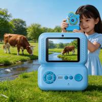 China DLC Instant Print Camera 4800MP HD Dual 1080P Video One Click Printing Anti Glare Screen MP3 Filter Silicone Case Kid's Gift for sale