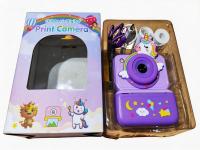 China DLC Instant Print Camera 4800MP HD Dual 1080P Video One Click Printing Anti Glare Screen MP3 Filter Silicone Case Kid's Gift for sale