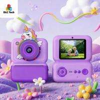 China DLC Students Instant Photo Print Camera 4800W Dual Camera 1080P Video Coloring Printing Built-in Flash Light Eye Friendly for sale