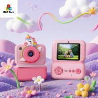 China DLC  Instant Print Camera 4800MP Dual Lens 1080P Video  t Built-in Flash Eye Protection Screen Silicone Case Toy Gift for Kids for sale