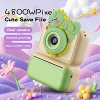 China DLC  Instant Photo Camera 4800W HD Dual Camera 1080P Video Built-in Games Music One Click Printing Eye Friendly Display for Kids for sale