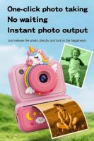 China DLC  Instant Photo Camera 4800W HD Dual Camera 1080P Video Built-in Games Music One Click Printing Eye Friendly Display for Kids for sale