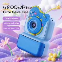 China DLC  Instant Print Camera 4800MP HD Dual Camera 1080P Video Multifunctional Games Music One Click Print Eye Care Screen for Kids for sale