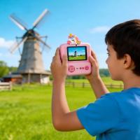 China DLC Kid's Instant Camera 4800MP Dual Camera 1080P Video Scheduled Self-Timer Adorable Pet Appearance One Click Printing Toy Gift for sale