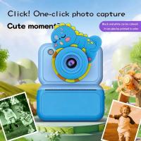 China DLC Students Instant Photo Camera 4800W HD Dual Camera 1080P Video No Flicker Blue Light Filter One Click Print Silicone Cover for sale