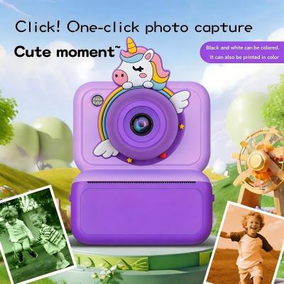 China DLC Instant Print Camera 4800MP CMOS HD Dual Camera 1080P Video Flicker Free Blue Light Protection One Click Printing ABS MP3 for sale