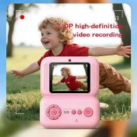 China DLC Children Instant Print Camera 4800MP CMOS Dual Lens 1080P Video Long Life Battery One-Click Photo Print Eye Filter for sale