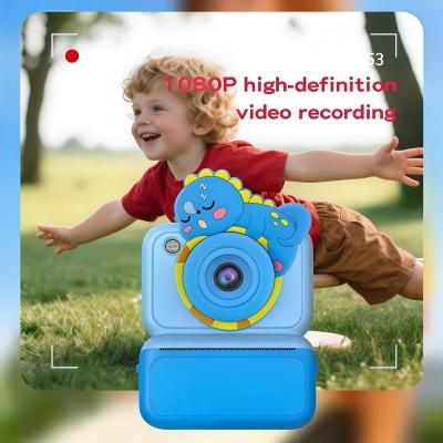 China DLC Children Instant Print Camera 4800MP Dual Lens 1080P Video Long Life Battery One Click Photo Print Eye Protection Screen for sale