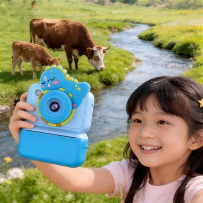 China DLC Kids Instant Camera 4800MP HD Dual Camera 1080P Video Color & Monochrome Print Coloring Available One Click Photo Print for sale