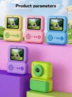 China DLC Kids Instant Camera 4800MP HD Dual Camera 1080P Video Color & Monochrome Print Coloring Available One Click Photo Print for sale
