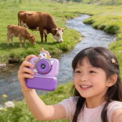 China DLC Kid's Instant Camera 4800MP Dual Camera 1080P Video CMOS Sensor MP3 Filter Eye Care ABS Case One Click Photo Print for sale