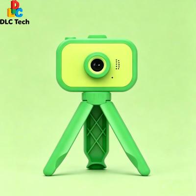 China DLC Kids Digital Camera 9600W Dual Lens 1080P HD Video 2.0 Inch IPS Blue Light Filter Screen Handheld Stand Design Rechargeable for sale