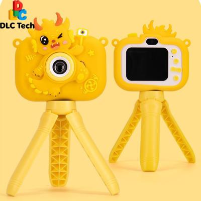 China DLC Portable  Selfie Camera Cartoon Unicorn Dolphin Pattern Easy Operation Child Specially Designed Button Timed Photo Capture for sale