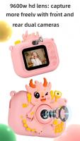 China DLC Portable  Selfie Camera Cartoon Unicorn Dolphin Pattern Easy Operation Child Specially Designed Button Timed Photo Capture for sale