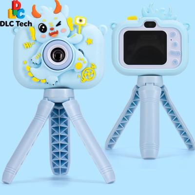 China DLC Children Mini Digital Camera With One Touch Control Button Cartoon Design Timed Selfie Function Cute Appearance for Gift for sale