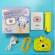 China DLC Children Mini Digital Camera With One Touch Control Button Cartoon Design Timed Selfie Function Cute Appearance for Gift for sale