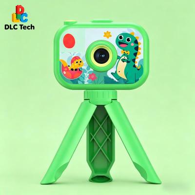 China DLC Cartoon Digital Camera Unicorn Dolphin Appearance Easy One Touch Button Timed Selfie Mini Boys Girls MicroSD Filter MP3 for sale