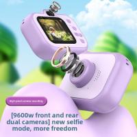 China DLC Kids Digital Camera CMOS MicroSD 9600W Dual Lens 1080P HD Video 3.2