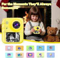 China Instant Print Camera for Kids 1080P with Filter MicroSD Plastic Cute Cover Gift for Girls & Boys Age 3-12 for sale