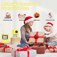 China Instant Print Camera for Kids 1080P with Filter MicroSD Plastic Cute Cover Gift for Girls & Boys Age 3-12 for sale
