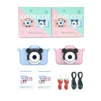 China New Cartoon Children's Camera CMOS Sensor HD Recording Dual Camera 2.0 Screen ABS Material 64GB Built-in Memory-Holiday Gift for sale