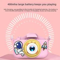 China New Cartoon Children's Camera CMOS Sensor HD Recording Dual Camera 2.0 Screen ABS Material 64GB Built-in Memory-Holiday Gift for sale