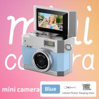 China Figure Camera Retro Leather Texture Wearable CCD Camera Lightweight  7.1x-16x Optical Zoom 0.96 Screen for Beginner Youth User for sale