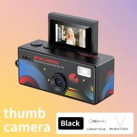 China Mini Thumb Retro Camera Full HD CMOS 0.96 Inch Flip Screen Built Flash Multiple Filters 9 Colors Optical Zoom Selfie Kids for sale