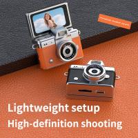 China DLC Miniature Thumb Camera 1080P HD 180 Flip Selfie Screen 7.1x-16x Optical Zoom CCD Sensor Electronic Image Stabilization for sale