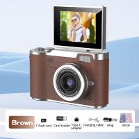 China 4K Ultra HD Retro CCD Camera Vintage Digital Camera Student Entry Level Portable Vlog Camera Teens Beginners Travel Campus 8X for sale