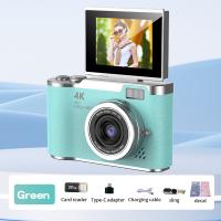 China 4K Ultra HD CCD Video Camera 48MP 2.4 Inch Rotatable IPS Dual Screen 8X Zoom Electronic Image Stabilization 800mAh Battery for sale