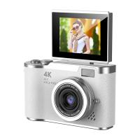 China 4K Retro CCD Digital Camera 48MP 2.4 Inch Flip Screen 8X Zoom CMOS Anti Shake 800mAh Battery Portable Travel Vlog Camera for sale