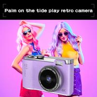 China Beginner Photography 4K CCD Digital Camera 64MP Full HD  Portable Pocket Design No Complex Setup for Student for sale