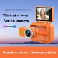 China Action Camera Vlog CMOS 1080P HD Magnetic Separable Module 2.0 Inch Flip Screen Electronic Image Stabilization WiFi Connection for sale