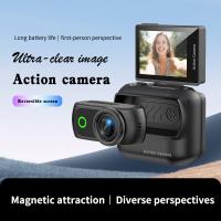 China Action Camera Vlog CMOS 1080P HD Magnetic Separable Module 2.0 Inch Flip Screen Electronic Image Stabilization WiFi Connection for sale