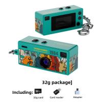 China Hot Selling Cross-border Mini Thumb Camera for Students Sports Children's Photo Video Pocket Camera 32GB Built-in Memory TF Card for sale
