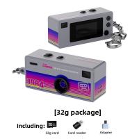 China Hot Selling Cross-border Mini Thumb Camera for Students Sports Children's Photo Video Pocket Camera 32GB Built-in Memory TF Card for sale