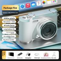 China CCD Digital Camera for Self-portraits & Beginners 50MP 8x Optical Zoom Full HD Video Retro Portable Compact Camera Smile Capture for sale