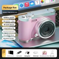 China CCD Digital Camera for Self-portraits & Beginners 50MP 8x Optical Zoom Full HD Video Retro Portable Compact Camera Smile Capture for sale