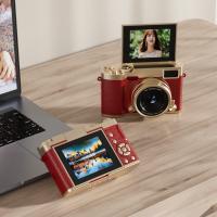 China Latest Popular Ultra-high-definition Flip-cover 4K Ultra-clear Image CCD Digital Camera, Portable for Students and Campus Travel for sale