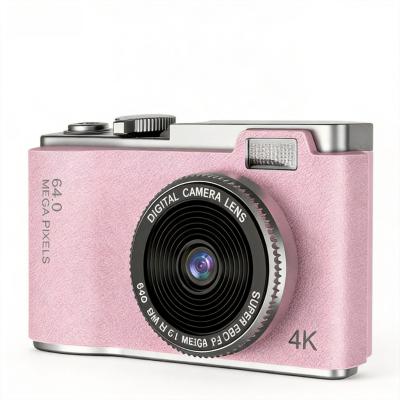 China 4K Ultra HD Retro CCD Camera Vintage Digital Camera Student Entry Level Portable Vlog Camera 8X Zoom for Teens Beginners for sale