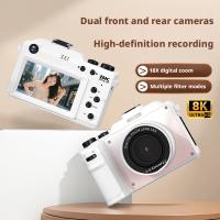 China Best Popular  with Student and Vlogger 8K Ultra HD Digital Camera  Portable CCD Style with WiFi Anti Shake and 18X Zoom for sale