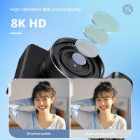 China Best Popular  with Student and Vlogger 8K Ultra HD Digital Camera  Portable CCD Style with WiFi Anti Shake and 18X Zoom for sale