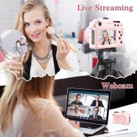 China New Portable 8K Digital Camera with Dual Len and Anti Shake 8 Multiple Filters and Face Detection for Student Vlogging and Video for sale