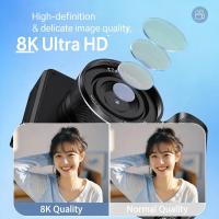 China DLC X9-8K  Vlogging Digital Camera 8K 80MP Dual Lens 18X Zoom WiFi with Fill Light for Photography Lovers for sale