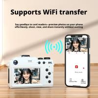 China Student Dual Front Rear Portable 8K Ultra HD Digital Camera  with 3.0 Inch Display Anti Shake and Multiple Filters for sale
