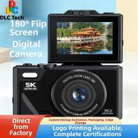 China DLC  W1 Digital Camera 64MP 5K Video Camera with 180° Flip Screen 18X Zoom WiFi Vlogging Camera for Students Beginners for sale